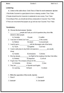 Evolve 3 Sample Tests - ELTbookTests